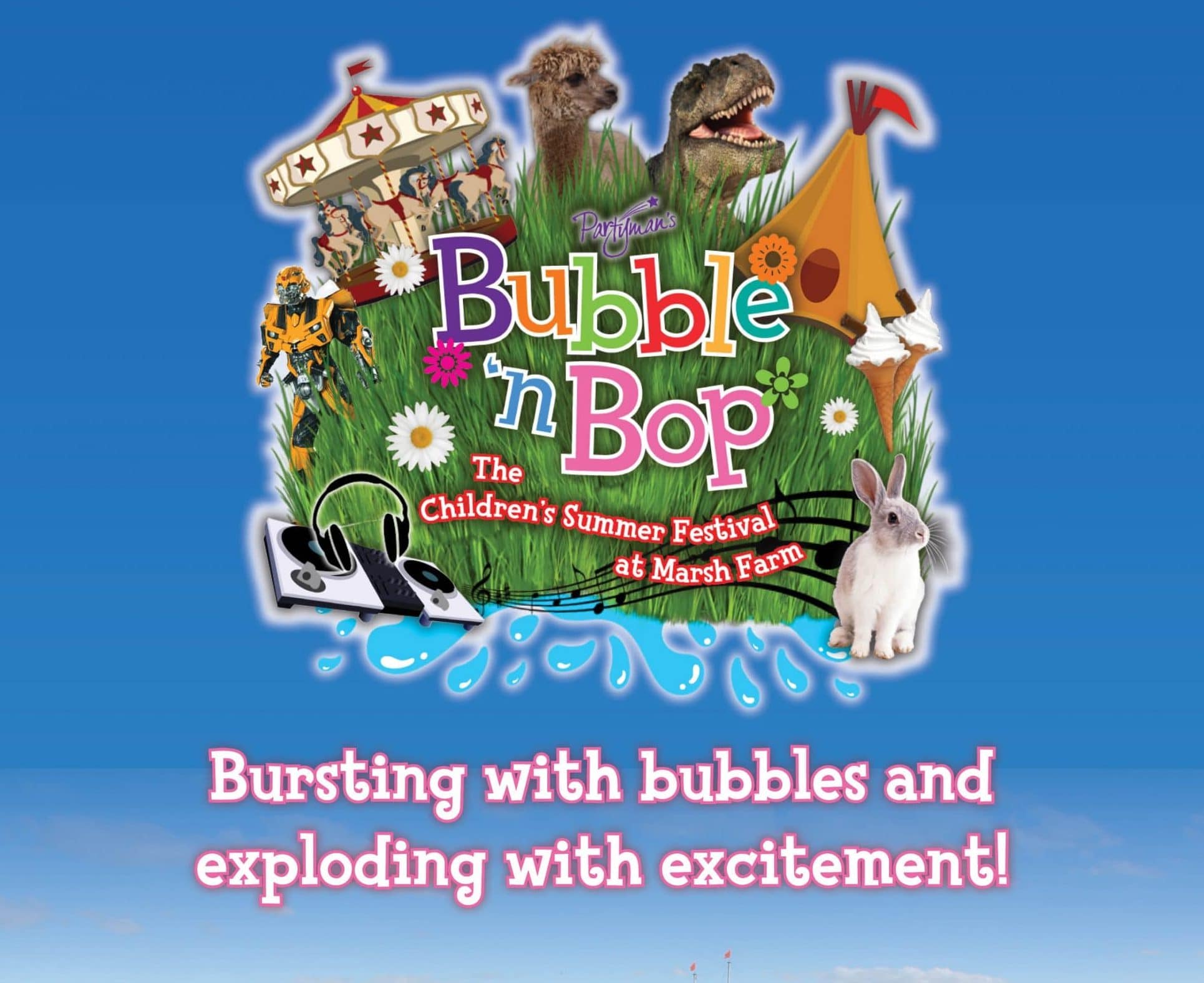 A3 Bubble n Bop poster - Marsh Farm