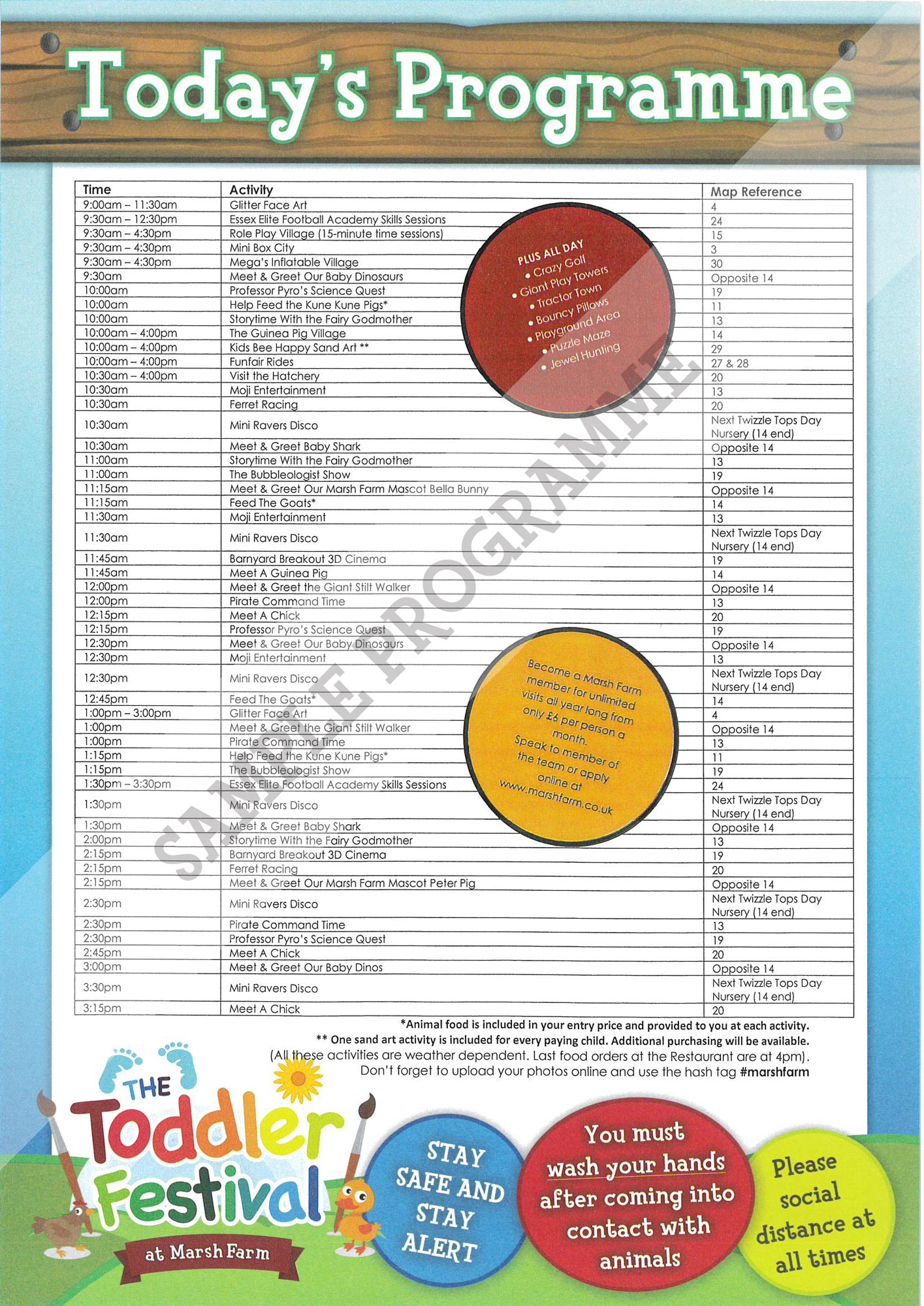 Fun Filled Toddler Festival Essex - Marsh Farm